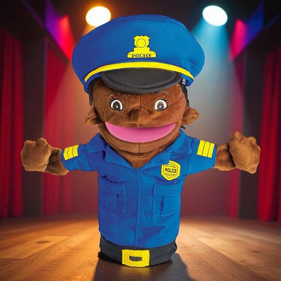 Lakeshore | Toys | Lakeshore Learn Hand Puppet Police Officer African ...